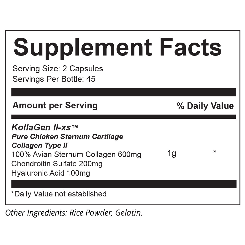 Simple Supplements - Kollagen II-XS